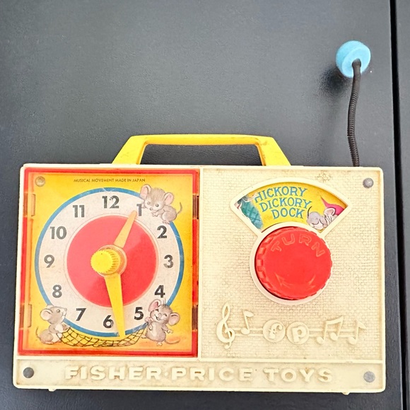 Fisher-Price | Toys | Vintage Fisher Price 964 Music Box Clock Radio ...